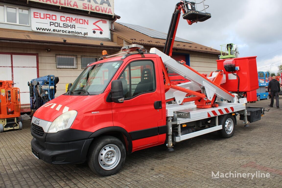IVECO Daily 35S11 - 17 m Multitel MX170 zwyżka boom lift bucket truck ...