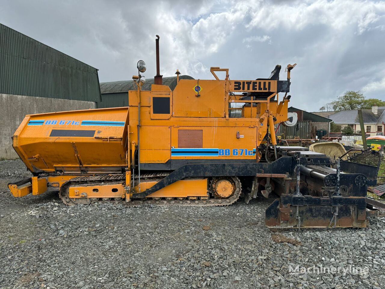 Bitelli BB671C crawler asphalt paver for sale Ireland, VJ39949