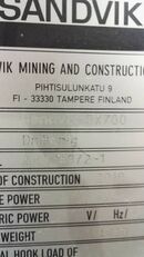 Sandvik DX700 drilling rig for sale China Shanghai, VR18213