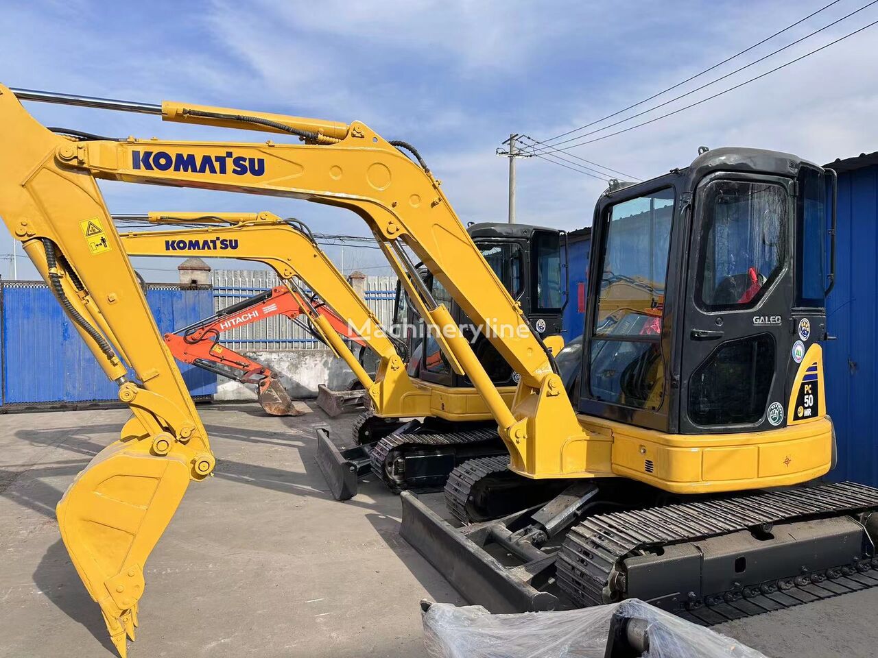 Komatsu PC50MR mini excavator for sale China He Fei Shi, VE35887