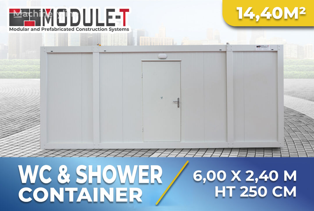 Module-T PORTABLE WC SHOWER CONTAINER-WC CABIN-DISABLED-TOILET-CONTAINER sanitary container for ...