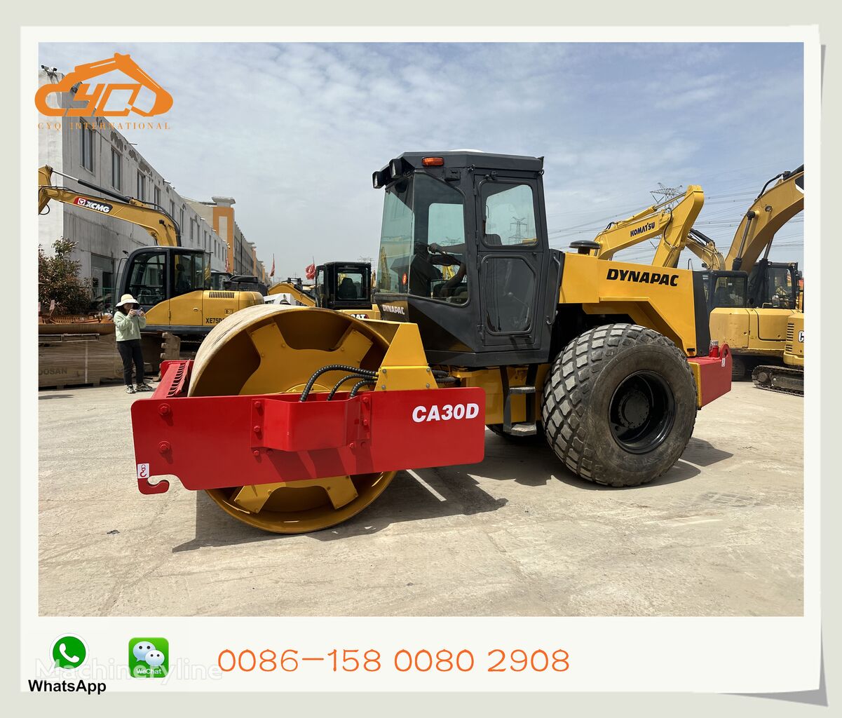 Dynapac CA30D single drum compactor for sale China Shanghai, FW18485