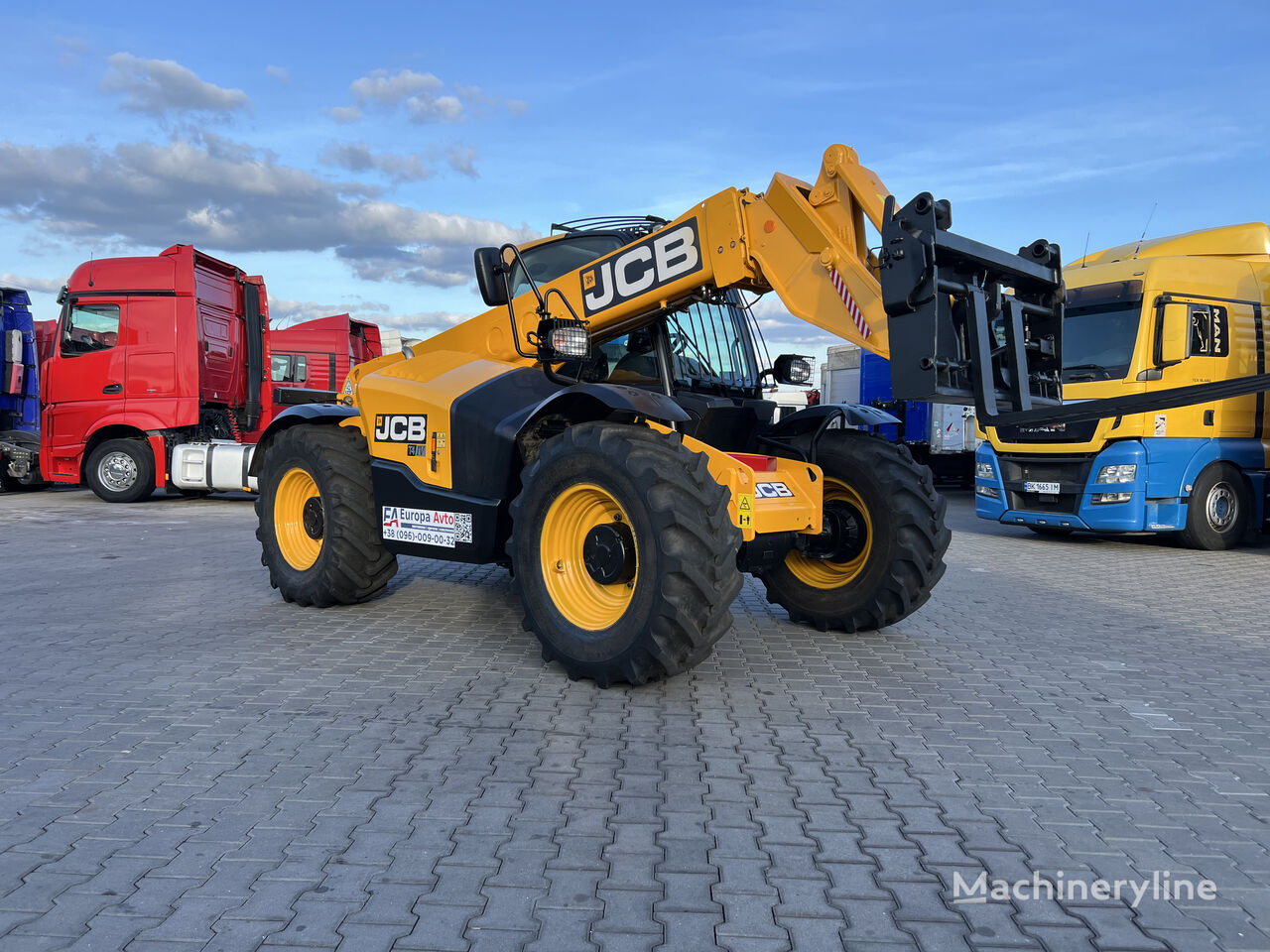 JCB 531-70 AGRY telescopic wheel loader for sale Ukraine, JQ39703