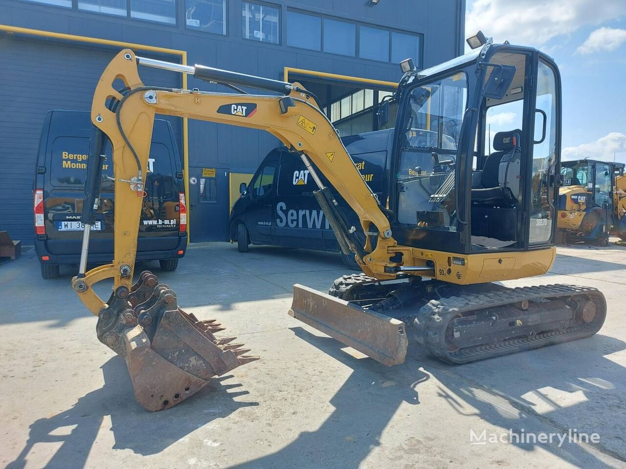 CATERPILLAR 302.7DCR tracked excavator for sale Poland Czosnów, UQ34926