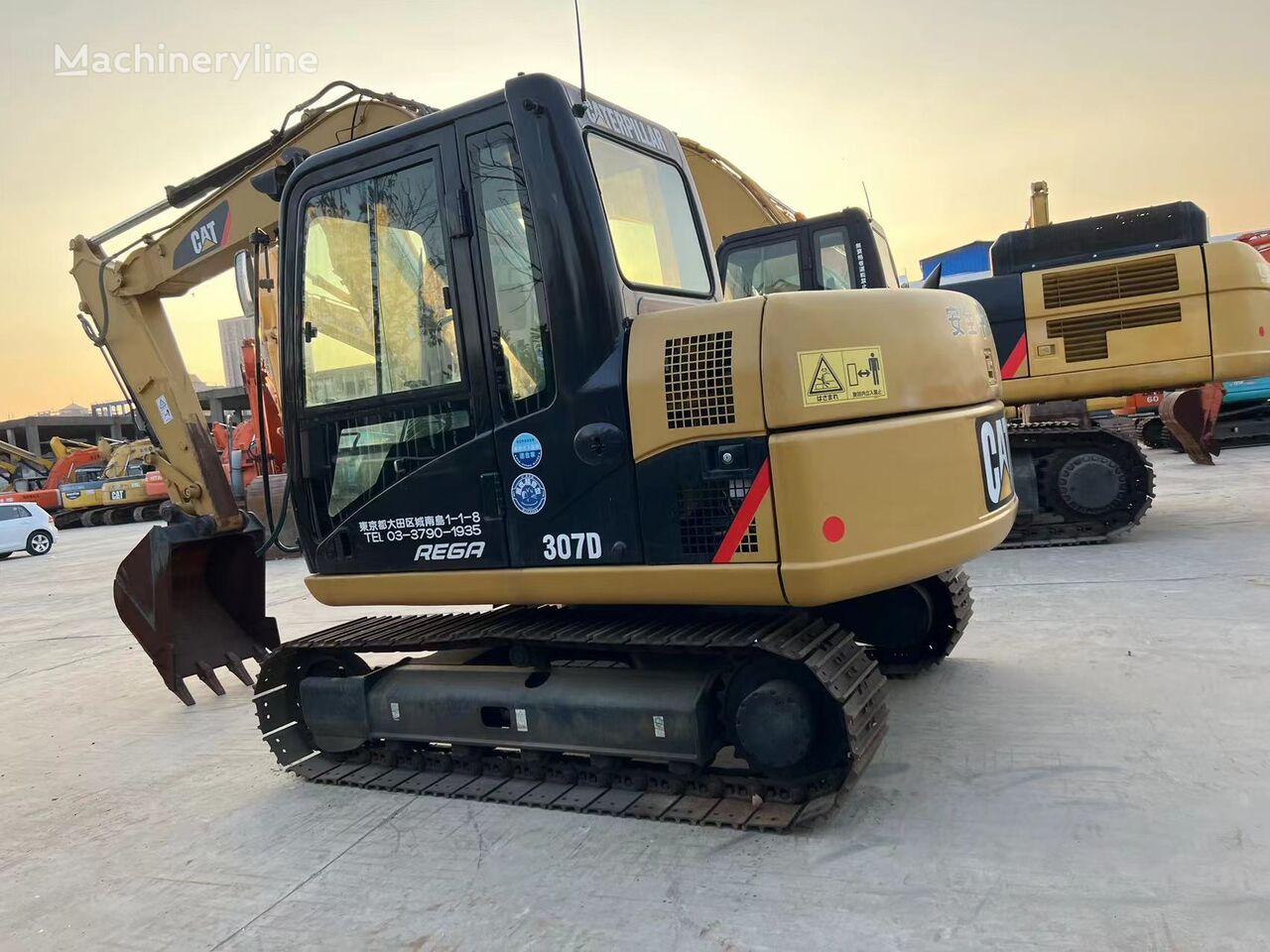 Caterpillar 307D tracked excavator for sale China Shanghai, JY31677