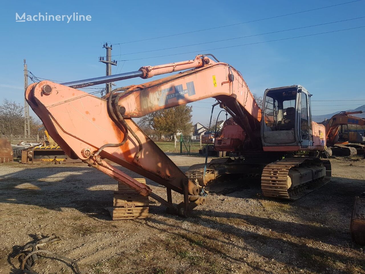 Fiat-Hitachi EX255 ( for parts ) tracked excavator for sale Romania ...