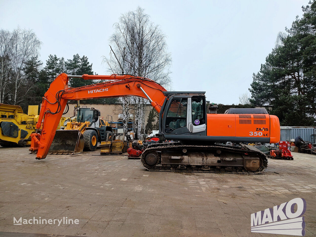 Hitachi ZX350 tracked excavator for sale Poland Ostrowiec Świętokrzyski ...