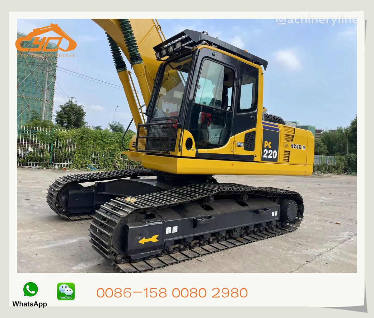 Komatsu PC220-8 tracked excavator for sale China Shanghai, QG28357