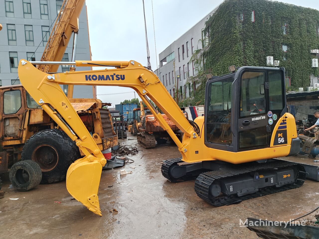Komatsu PC56 tracked excavator for sale China, MJ37318