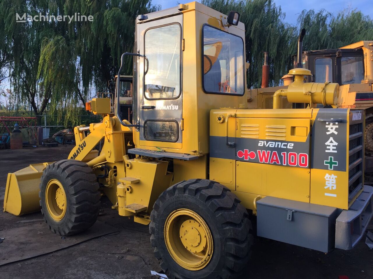 Komatsu WA100 wheel loader for sale China Shanghai,Songjiang District ...