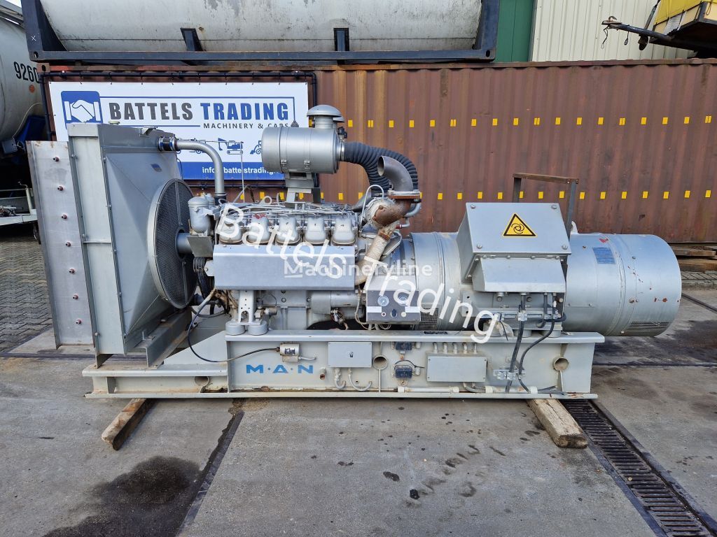 MAN V10, 2x Turbo, 200/260Kva, Only 50Hrs, Ex Emergency Set diesel ...